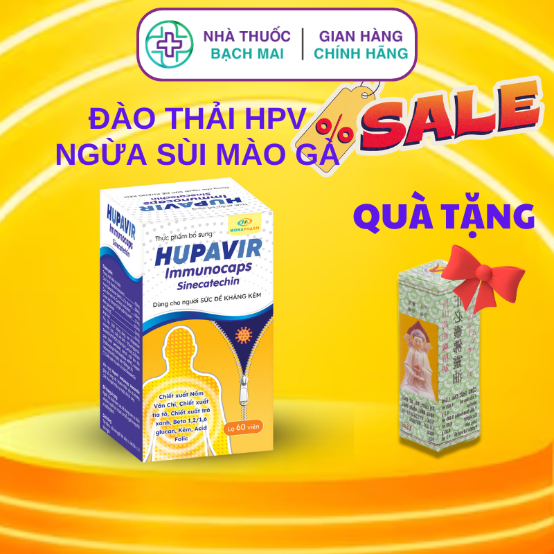 Hupavir Immunocaps pills [INCREASE HPV REMOVAL] help increase immunity ...