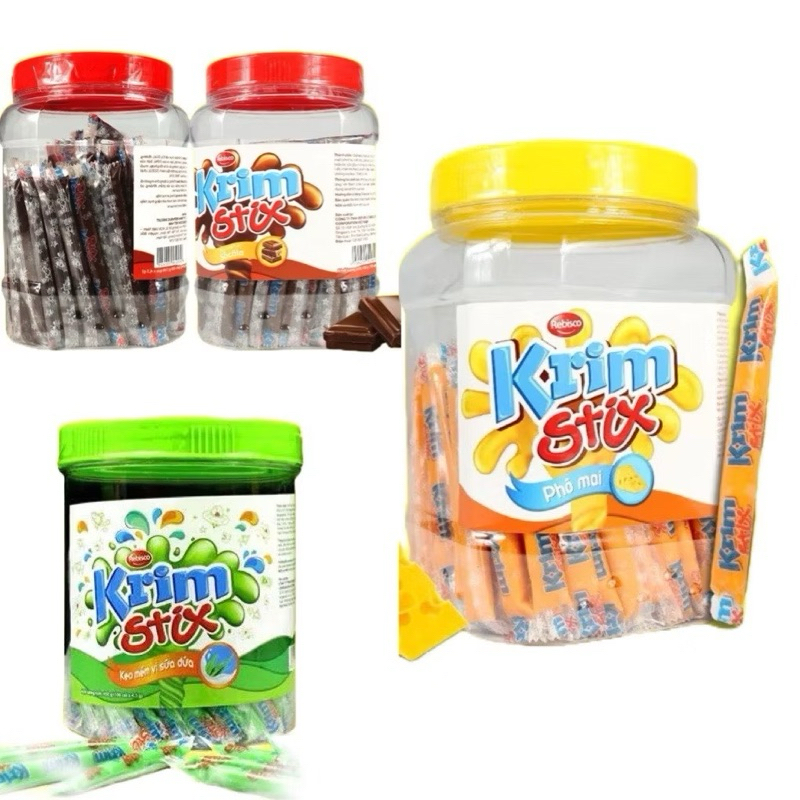 Krim stix soft candy 100 bars/bottle | Shopee Malaysia