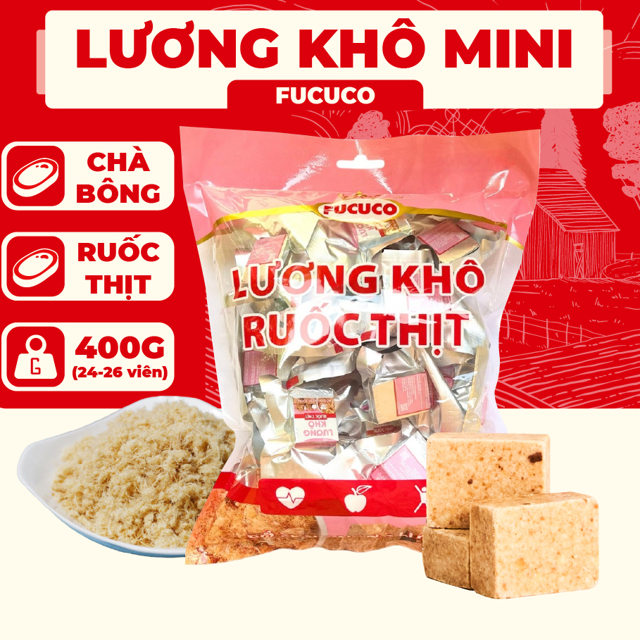 Combo 4 PACKAGES OF FUCUCO DRIED MEAT CRISPY - rich in nutrients ...