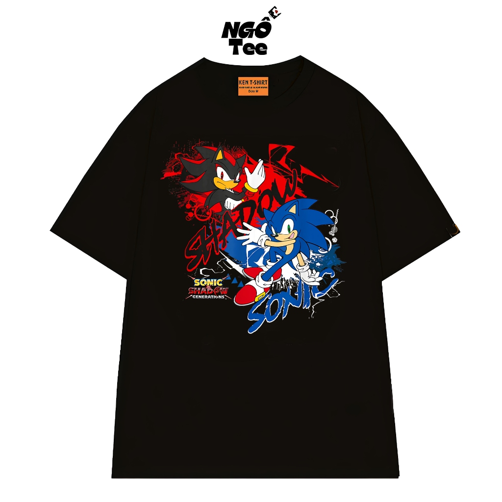 Unisex T-shirt STUPID TEE Sonic the Hedgehog Sonic X Shadow Generations ...