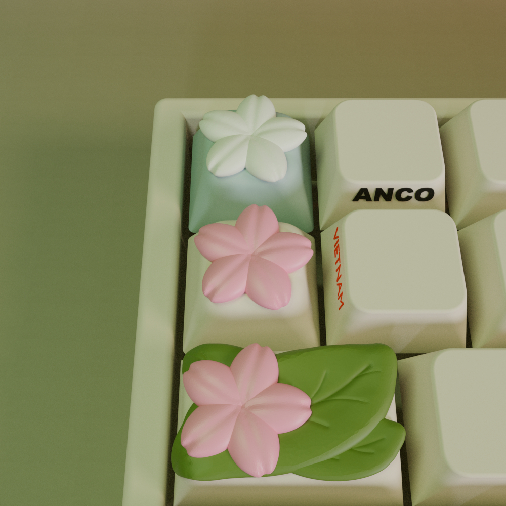 Sakura Keycap - Cherry Blossom Keycap - Artisan Keycap | Shopee Malaysia