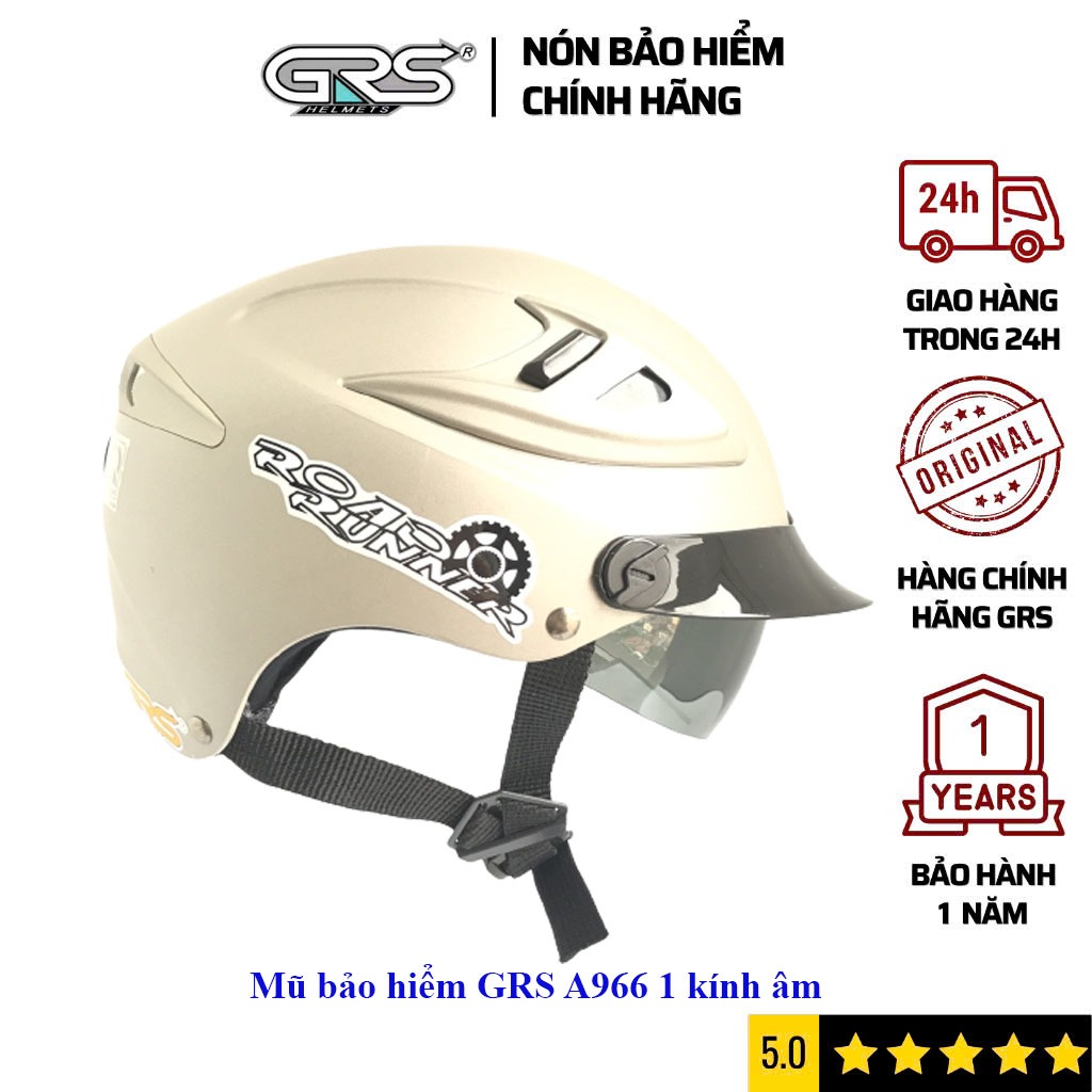 Grs A966 helmet with glass seal (Multiple colors) | Shopee Malaysia