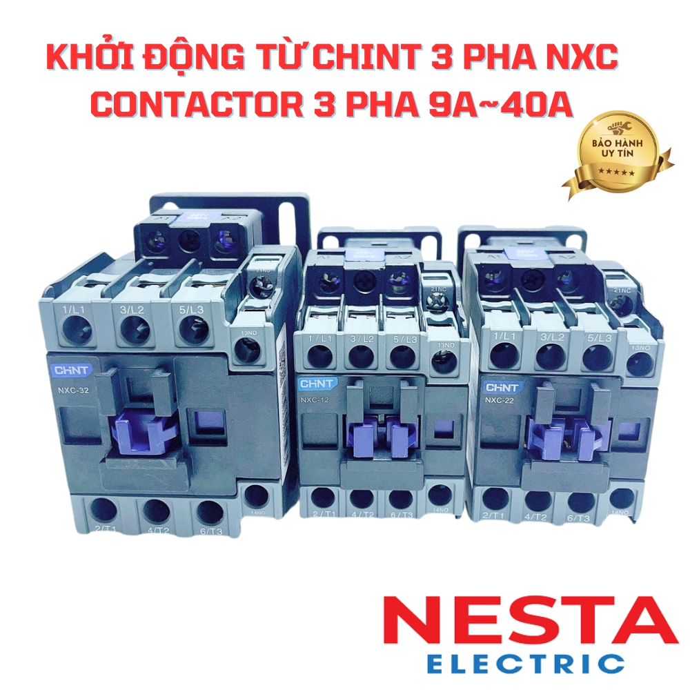 Chint NXC Magnetic Starter 40A/50A/65A/75A/85A/100A (Chint NXC Contactor) | Shopee Malaysia