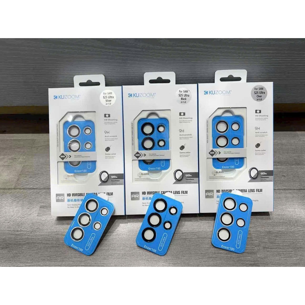 Samsung S25 Ultra Camera Eye Tempered Glass Sticker Set with Colored ...