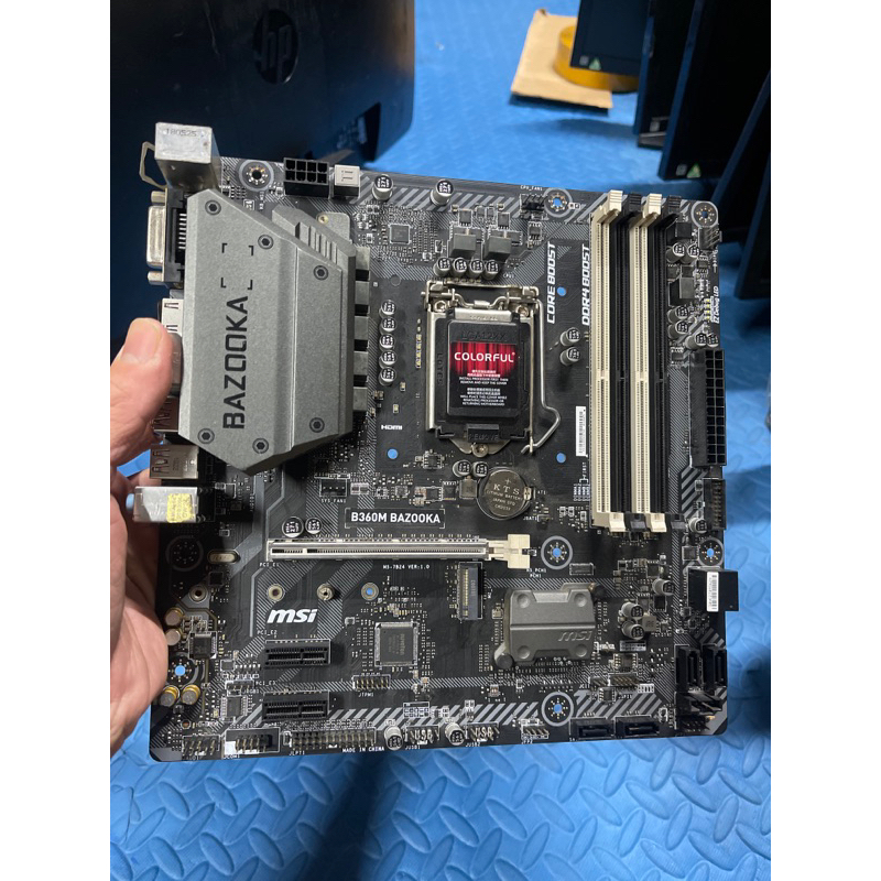 Msi B360 Bazooka motherboard disassembled beautifully | Shopee Malaysia