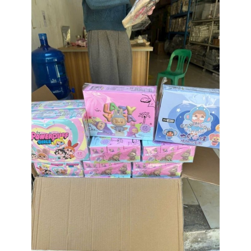Box of 12 hot strend mini blindbox boxes (labubu. baby cry) | Shopee ...