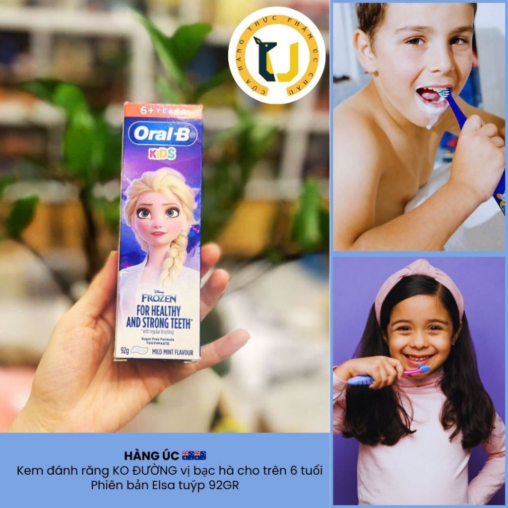 (AUSTRALIAN Product) ELSA SUGAR-FREE Toothpaste with mint flavor for ...