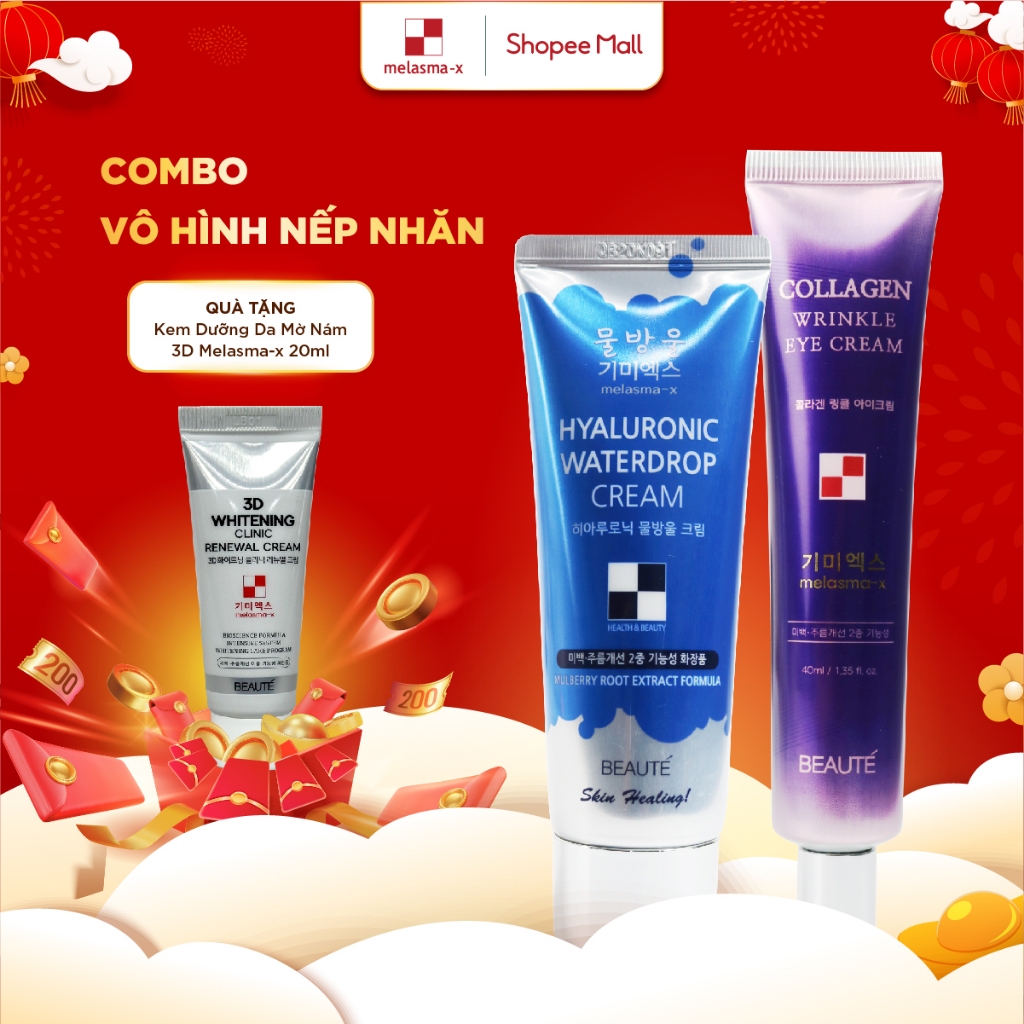 Melasma_x Wrinkle Reduction Combo: Collagen eye cream to reduce ...