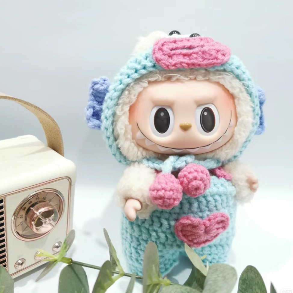 Handmade Wool Labubu Dress Clothing Accessories - Baby Labubu Wears ...