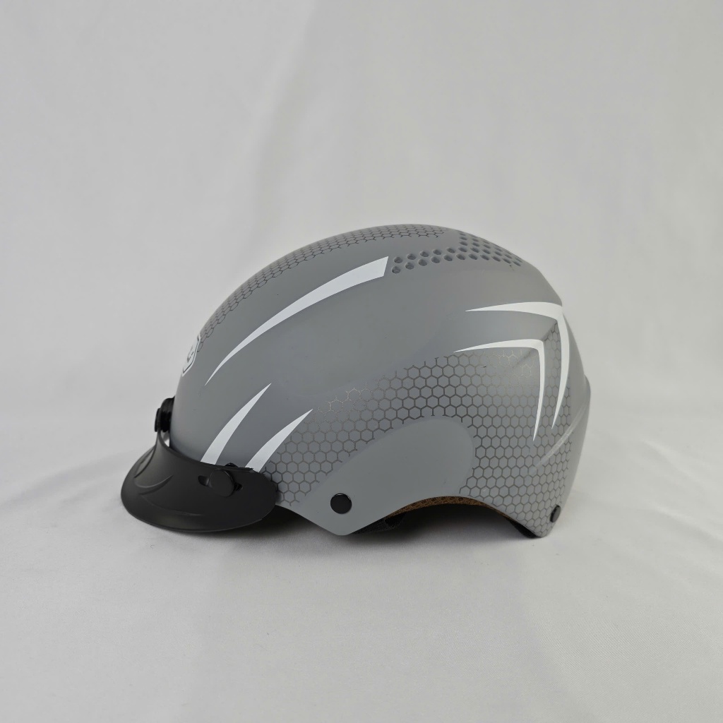 Napoli N077 Half Head Helmet with Extremely Sporty Men's Shape | Shopee ...
