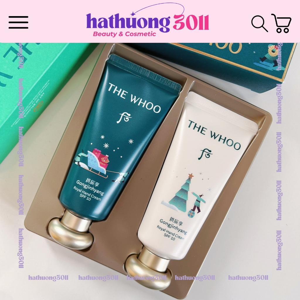 [Holiday 2024] WHOO Royal Hand Cream Limited Edition Special Noel ...