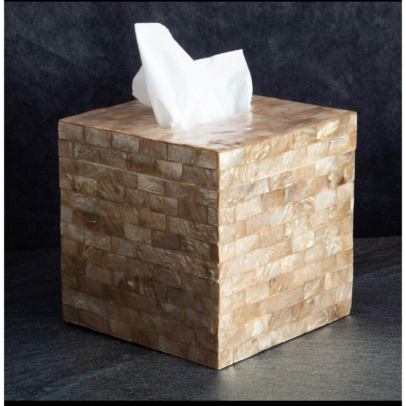 Gold premium mother-of-pearl tissue box | Shopee Malaysia
