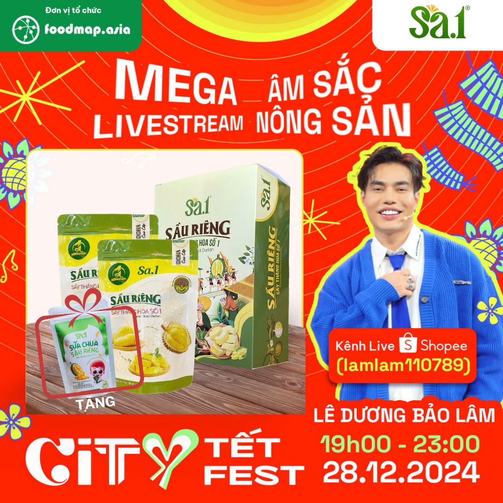 [COMBO 2 GET 1 FREE] Vietnamese specialty Durian gift box 100g (COMBO 1 ...