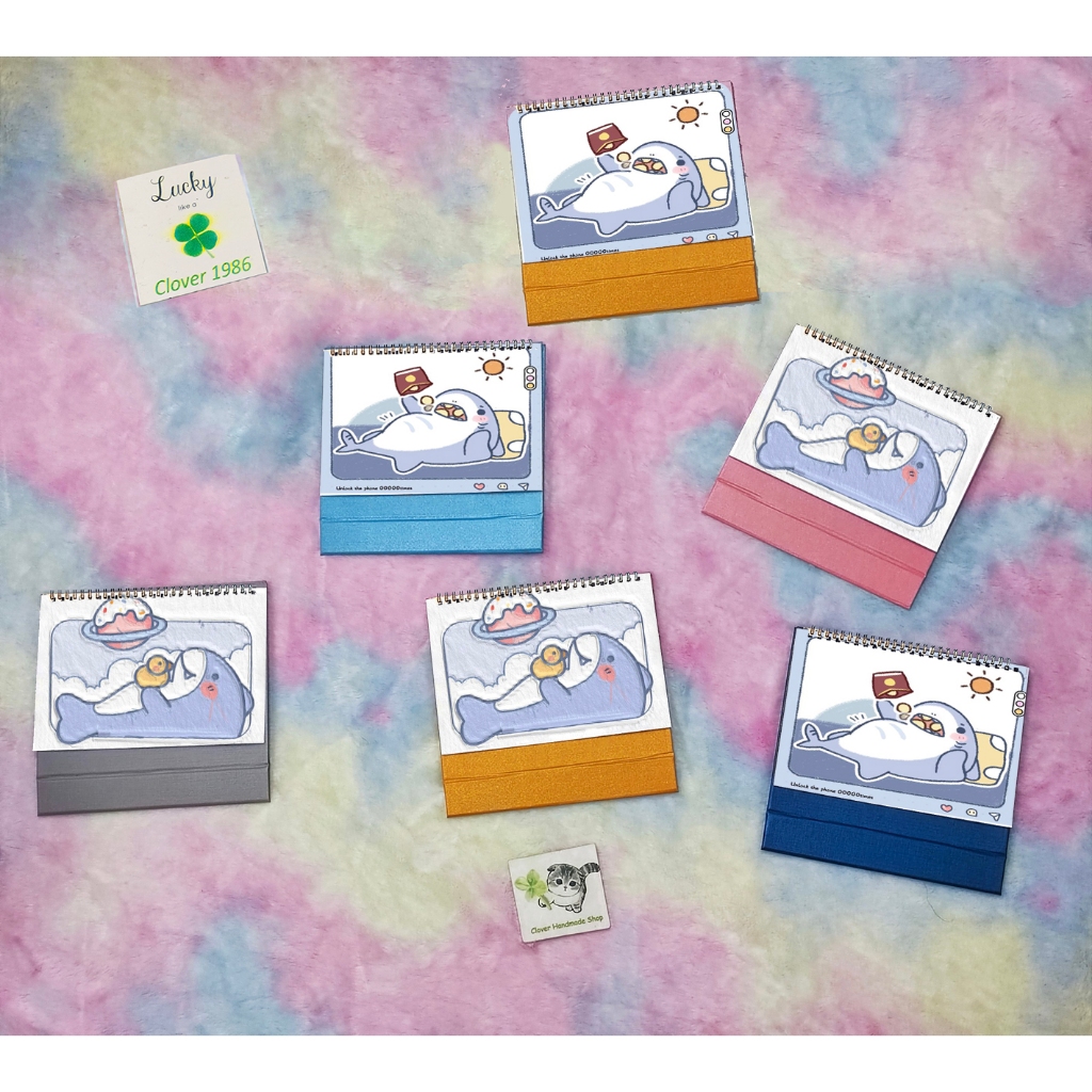 Desk calendar 2025 hojiro shark large size LB60 has negative days ...