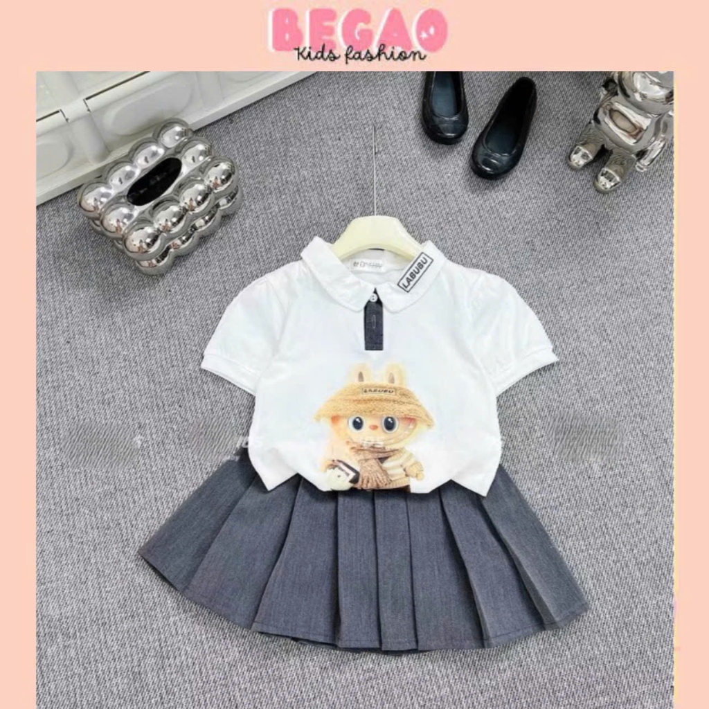 Labubu children's dress for girls 15-30kg B0087 | Shopee Malaysia