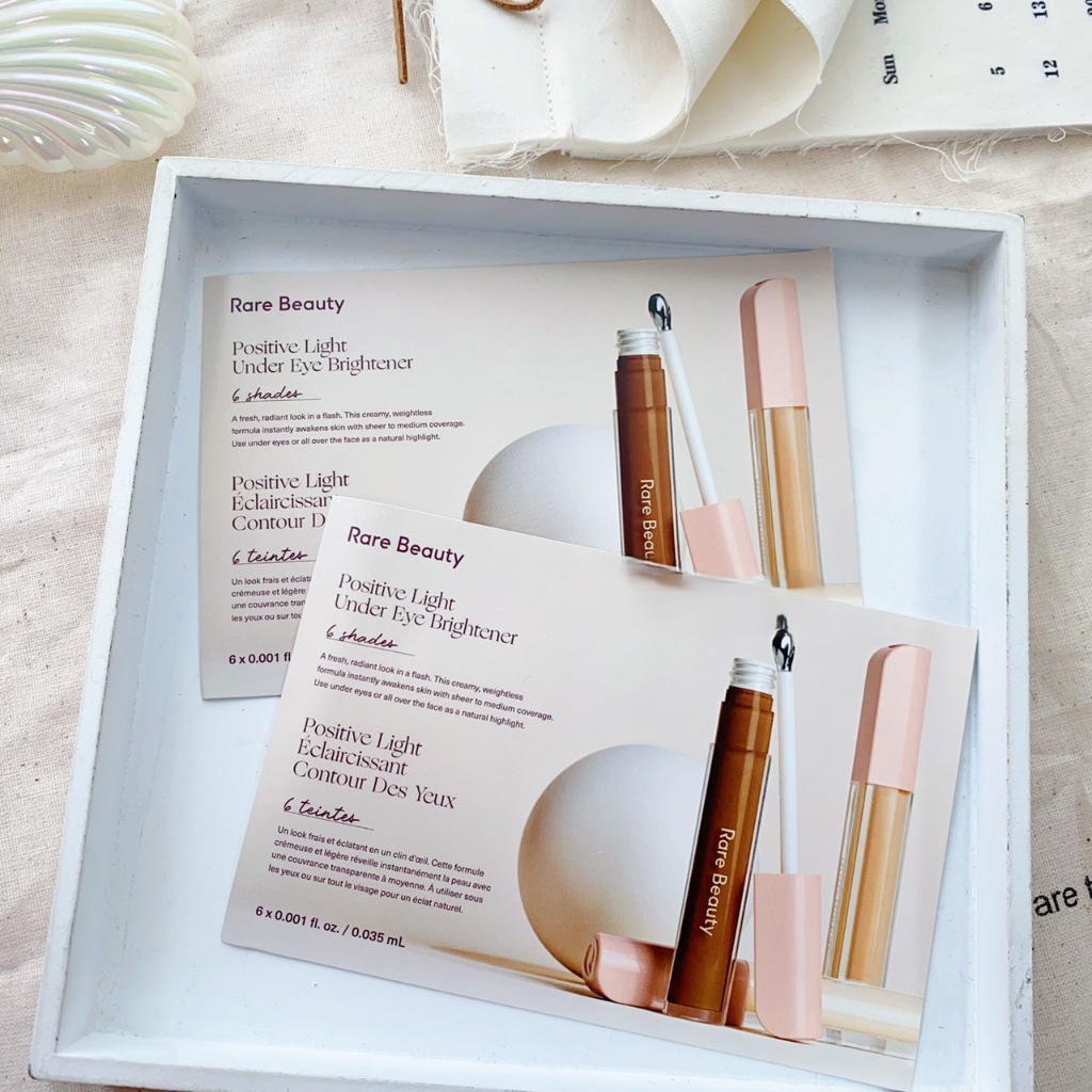 Sample 6 Concealers Rare Beauty by Selena Gomez Positive Light Under ...