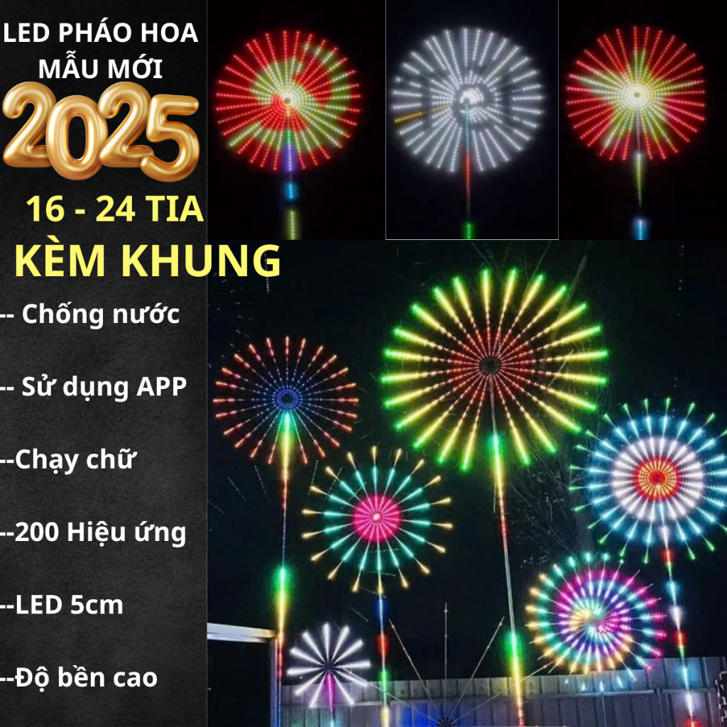 2025 Outdoor Pinwheel LED Fireworks Light - Height 6m, Diameter 2.2m ...