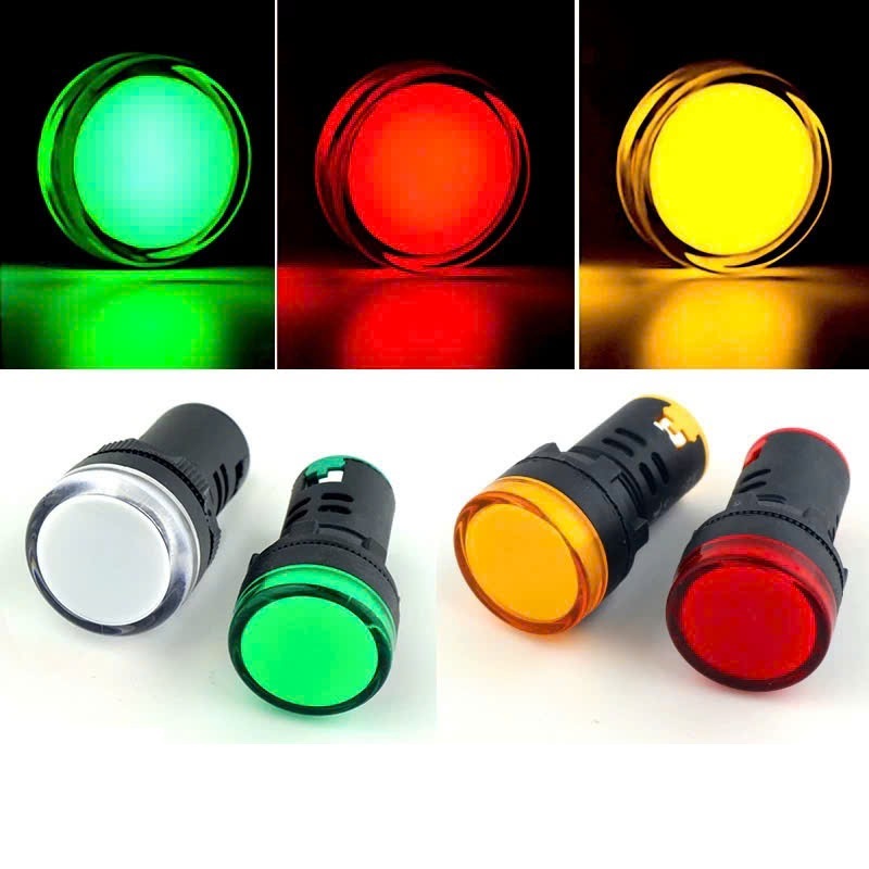 [GOOD TYPE] Headlight indicator light 22 - led AD16-22DS phase ...