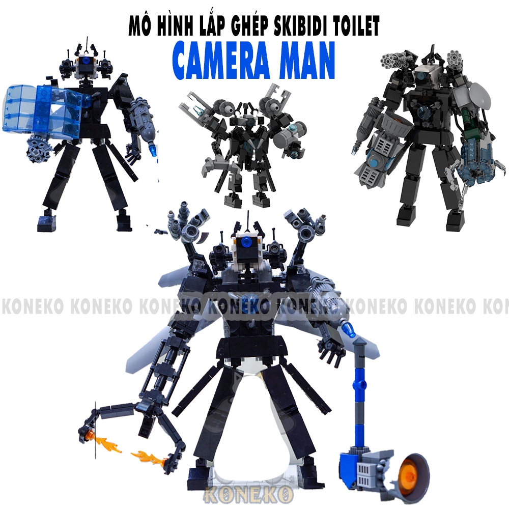 [Pre-assembled] Assembled Models of Camera Man, Skibidi Toilet, Camera ...