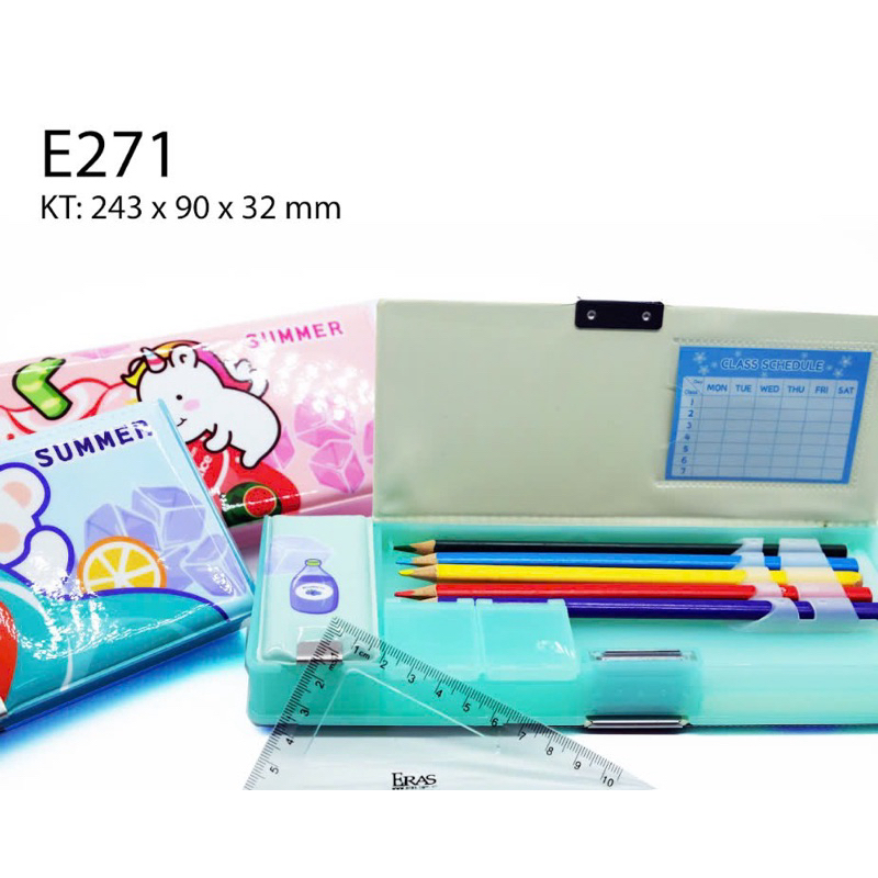 Eras E271 student pencil box | Shopee Malaysia