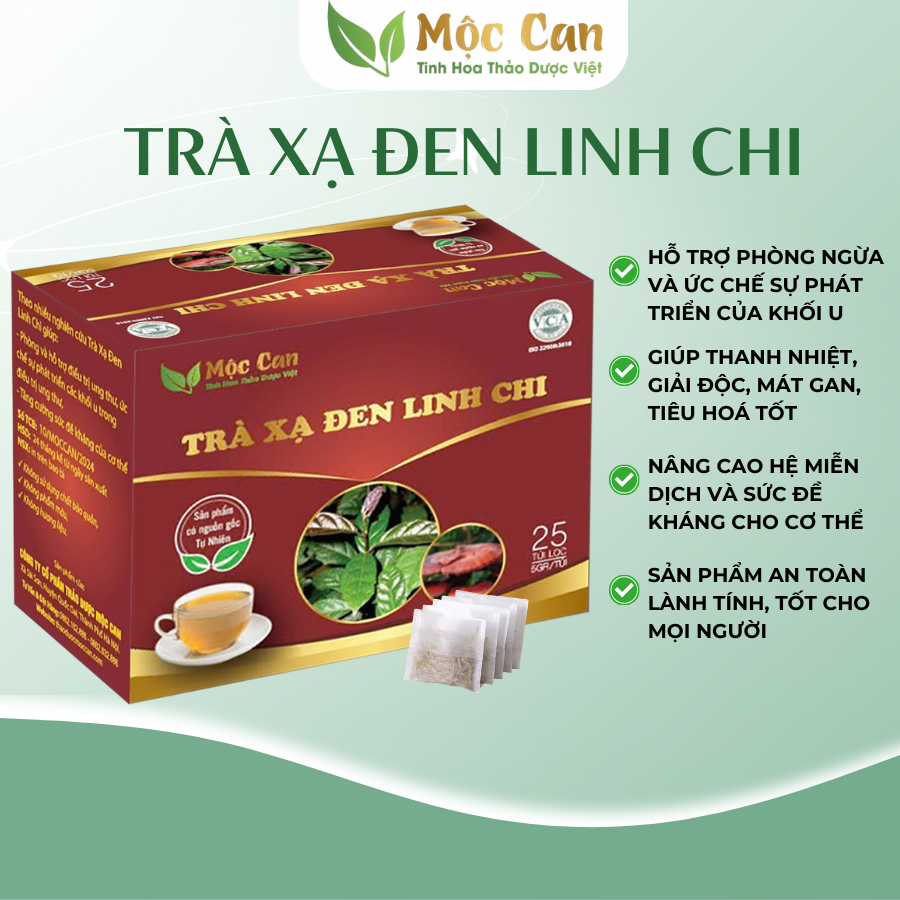 Moc Can Ganoderma Black Radix Tea helps prevent cancer, ovarian cysts ...