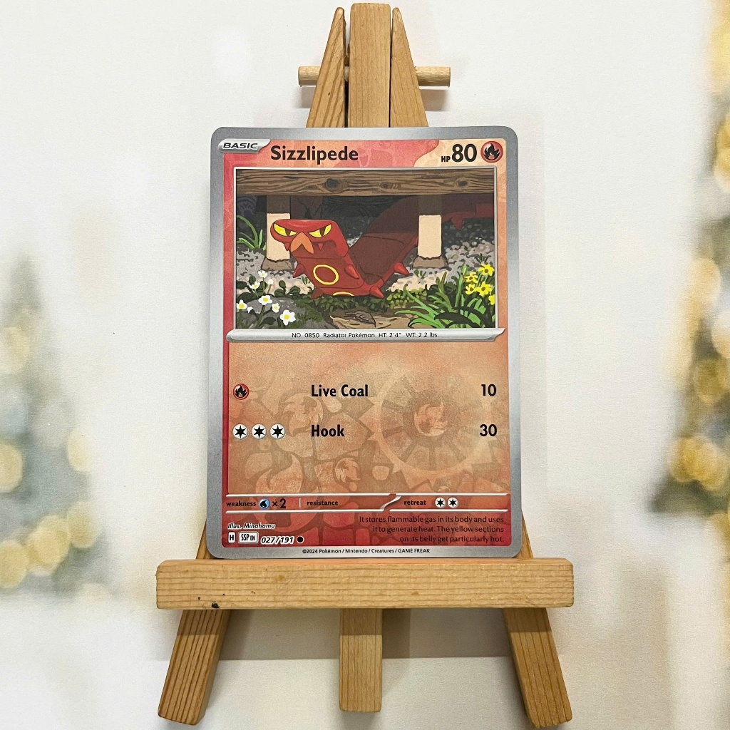 Pokemon Sizzlipede 027/191 Picture Card - Genuine English Surging ...