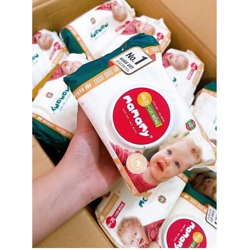 Combo of 10 packs of Mamamy Wet Wipes 100 sheets with lid (free 20 ...