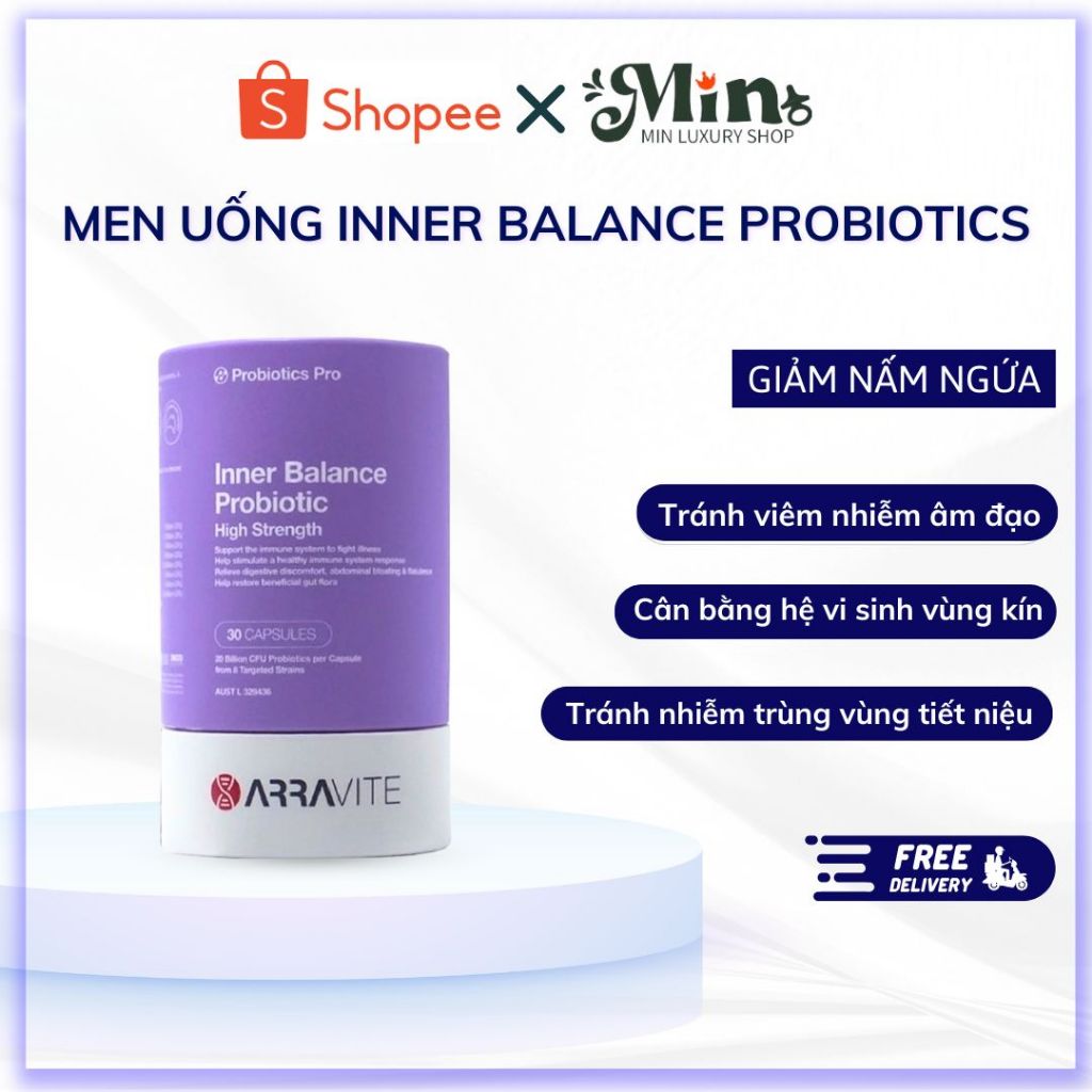 Arrivate Inner Balance Probiotic - Women's Enzyme in Pill Form Helps ...