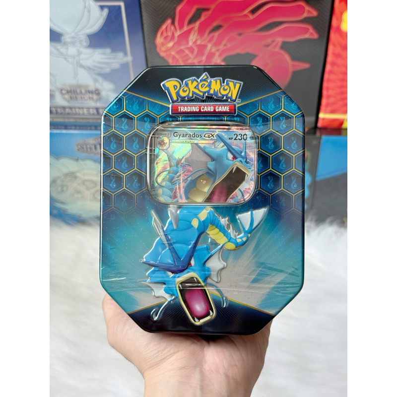 Pokémon TCG: Hidden Fates Tin (Gyarados-GX) | Shopee Malaysia