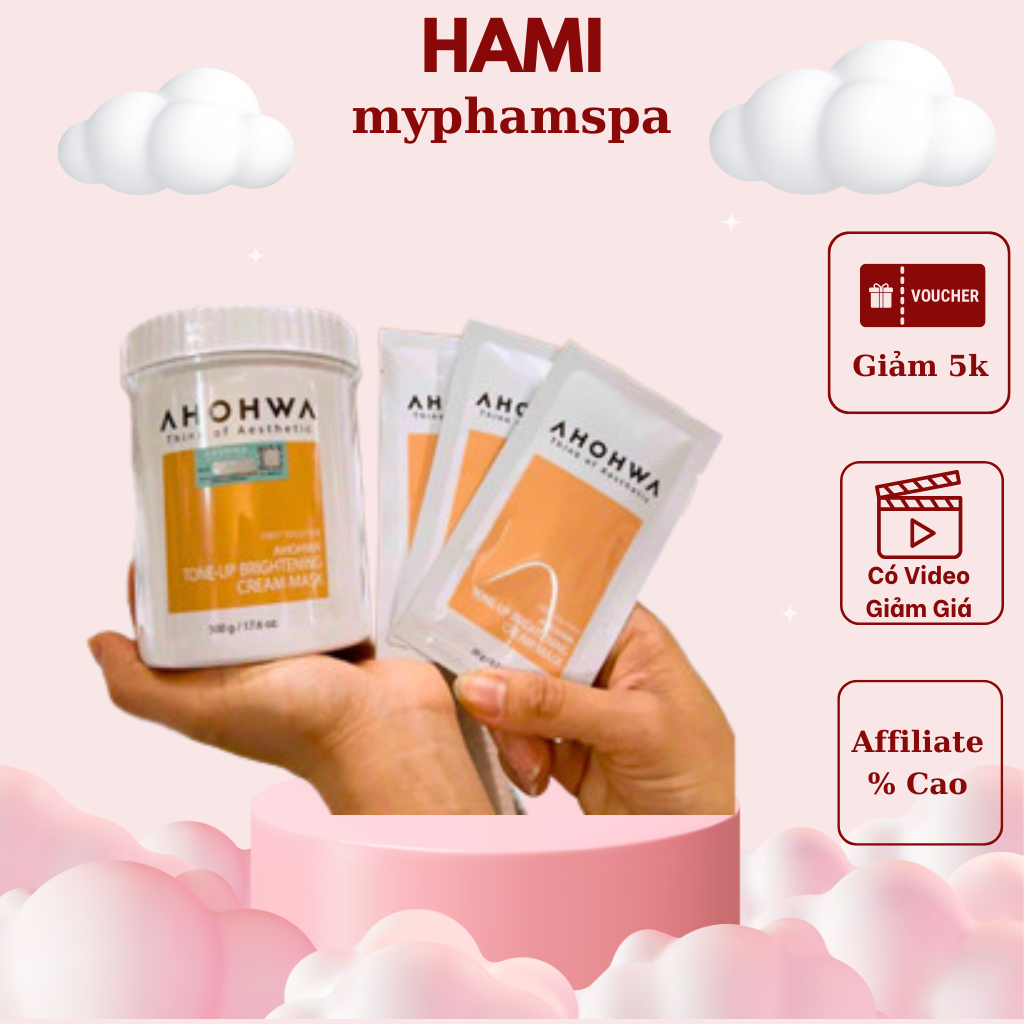 Genuine KOREAN AHOHWA whitening mask 20G HAMI AETHENTIC | Shopee Malaysia