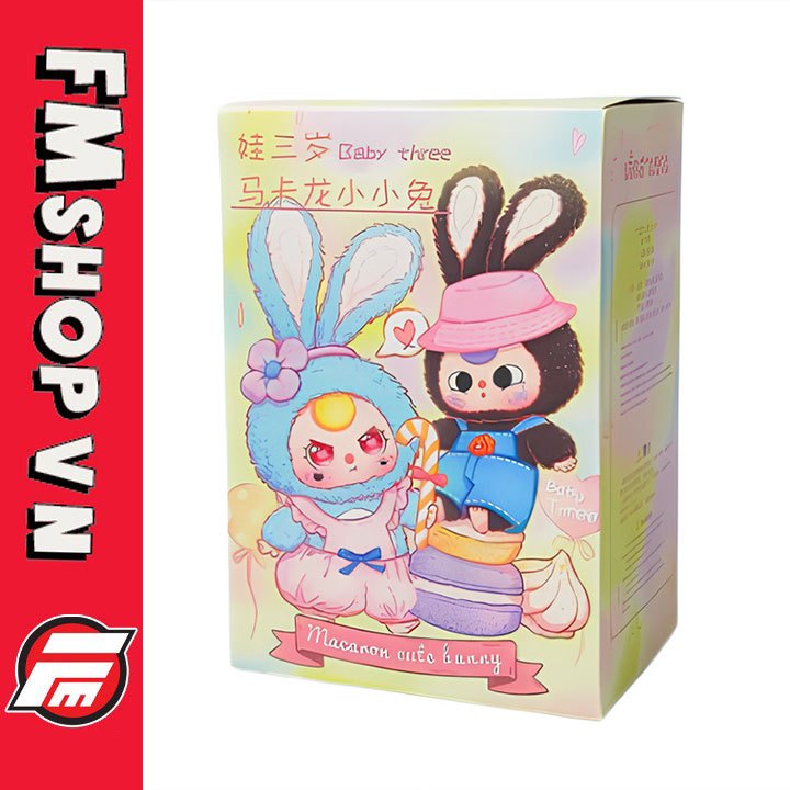Baby THREE SUPER CUTE MACARON RABBIT BLIND BOX | Shopee Malaysia