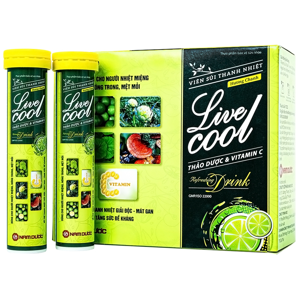Livecool Men's Medicine Heat Clearing Effervescent Powder Supports Heat ...