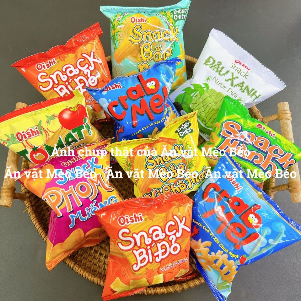 (COMBO 10 PACK) Oishi Bim Bim (MINI PACKAGE 6G) with all genuine ...