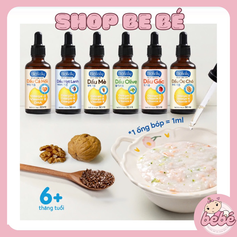 Mammy Biobaby cold-pressed weaning oil with new technology, giving your ...