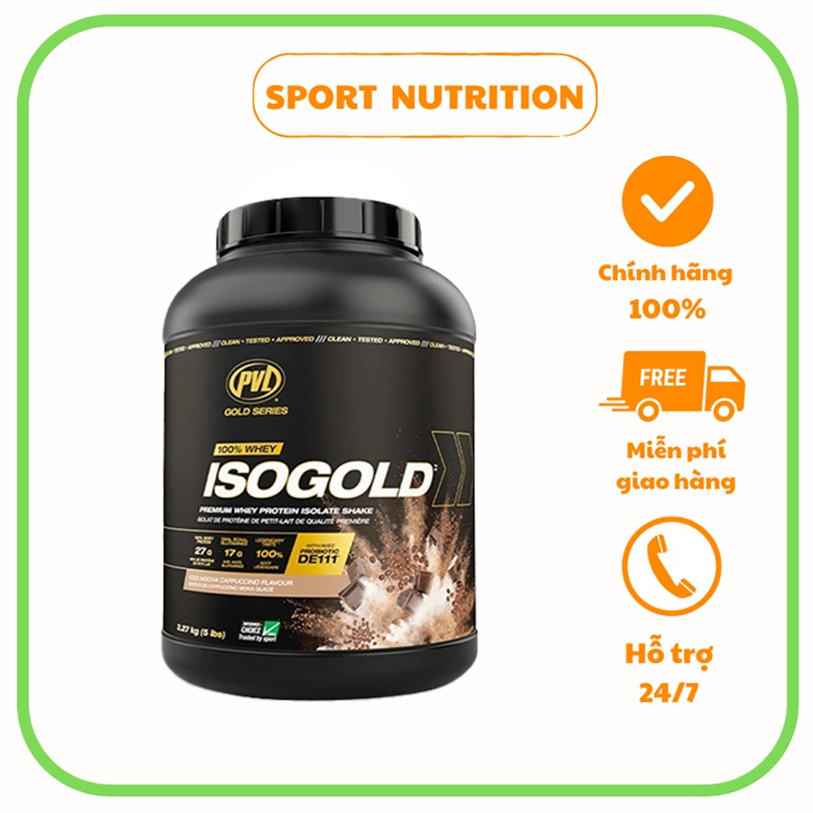 Pvl ISO Gold Milk - Premium Whey Protein With Probiotic, 5 Lbs helps ...