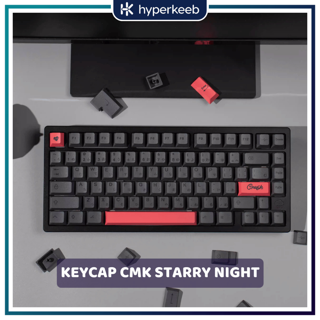 Cmk Starry Black Keycap, 1.5mm thick PBT plastic in Dye-sub, Profile ...