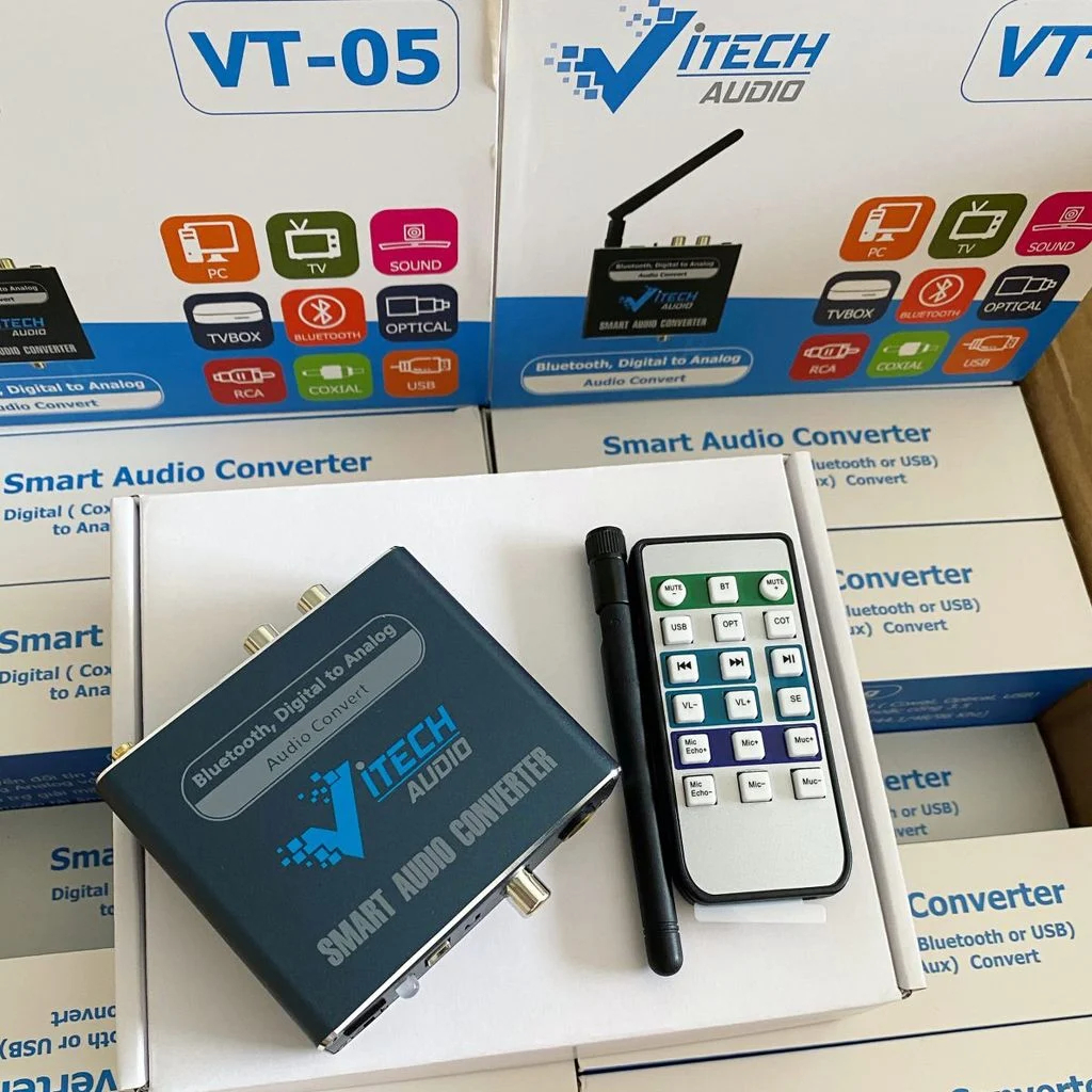 Vitech VT05 audio converter, AV 3.5 optical port with integrated ...