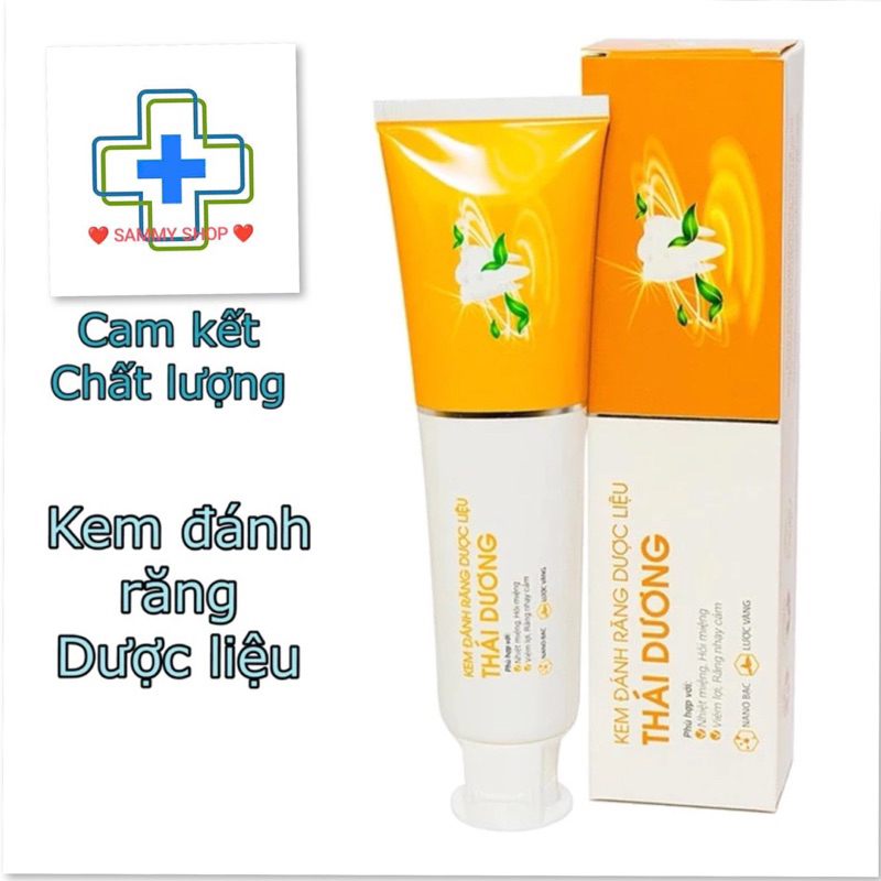 Thai Duong medicinal toothpaste limits mouth ulcers, bad breath, gingivitis, sensitive teeth ...