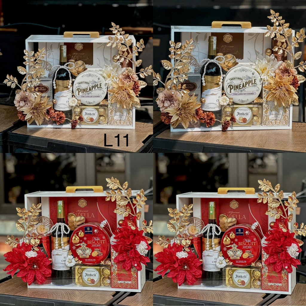 Luxury CNY gift box 2025, luxurious and smooth transparent mica ...