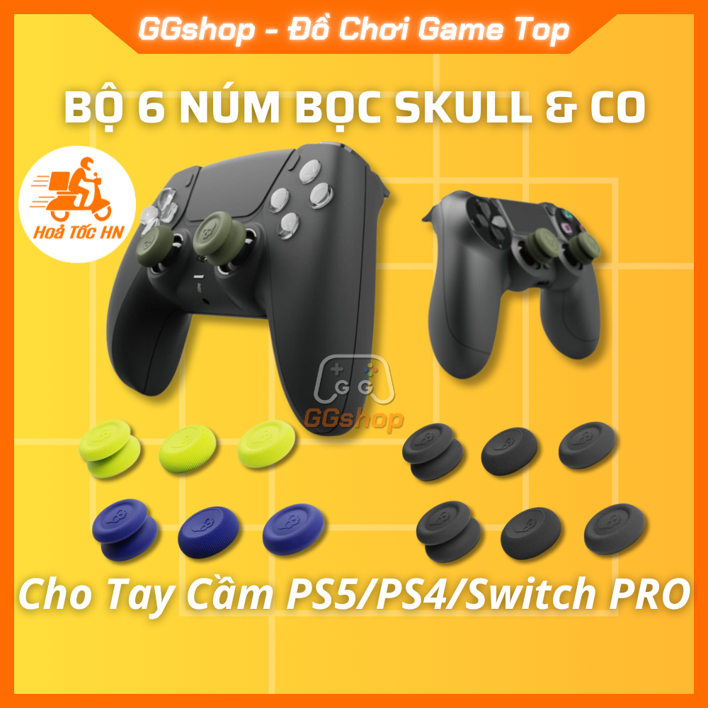 Analog Skull & Co Knob Cover for PS5/PS4/Switch Pro Controller | Shopee ...