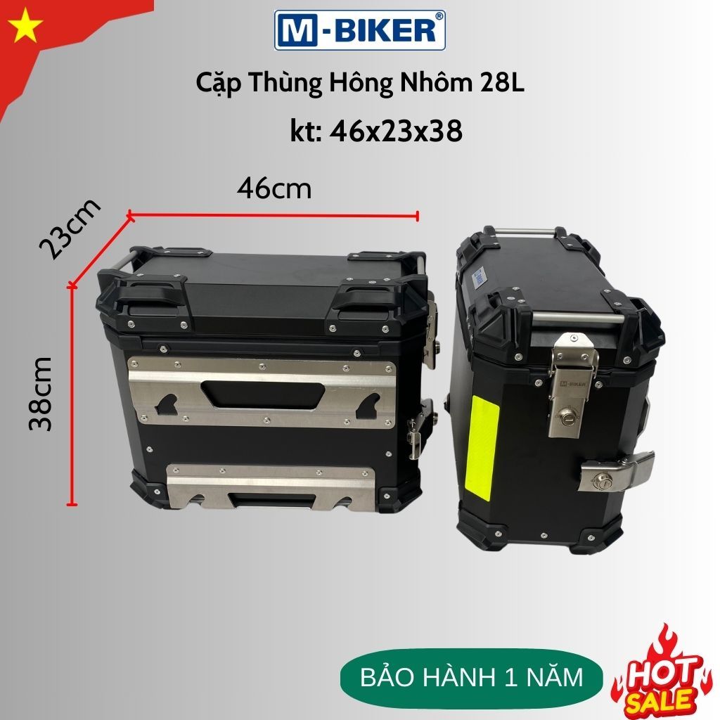 Aluminum Box, Aluminum Side Box, 38l side box, Storage Box for ...