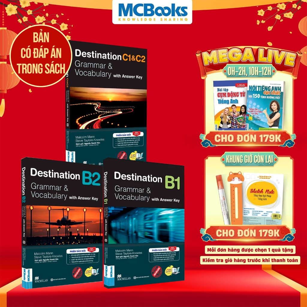 Book - Complete Destination Grammar Textbook & Vocabulary B1, B2, C1&C2 ...