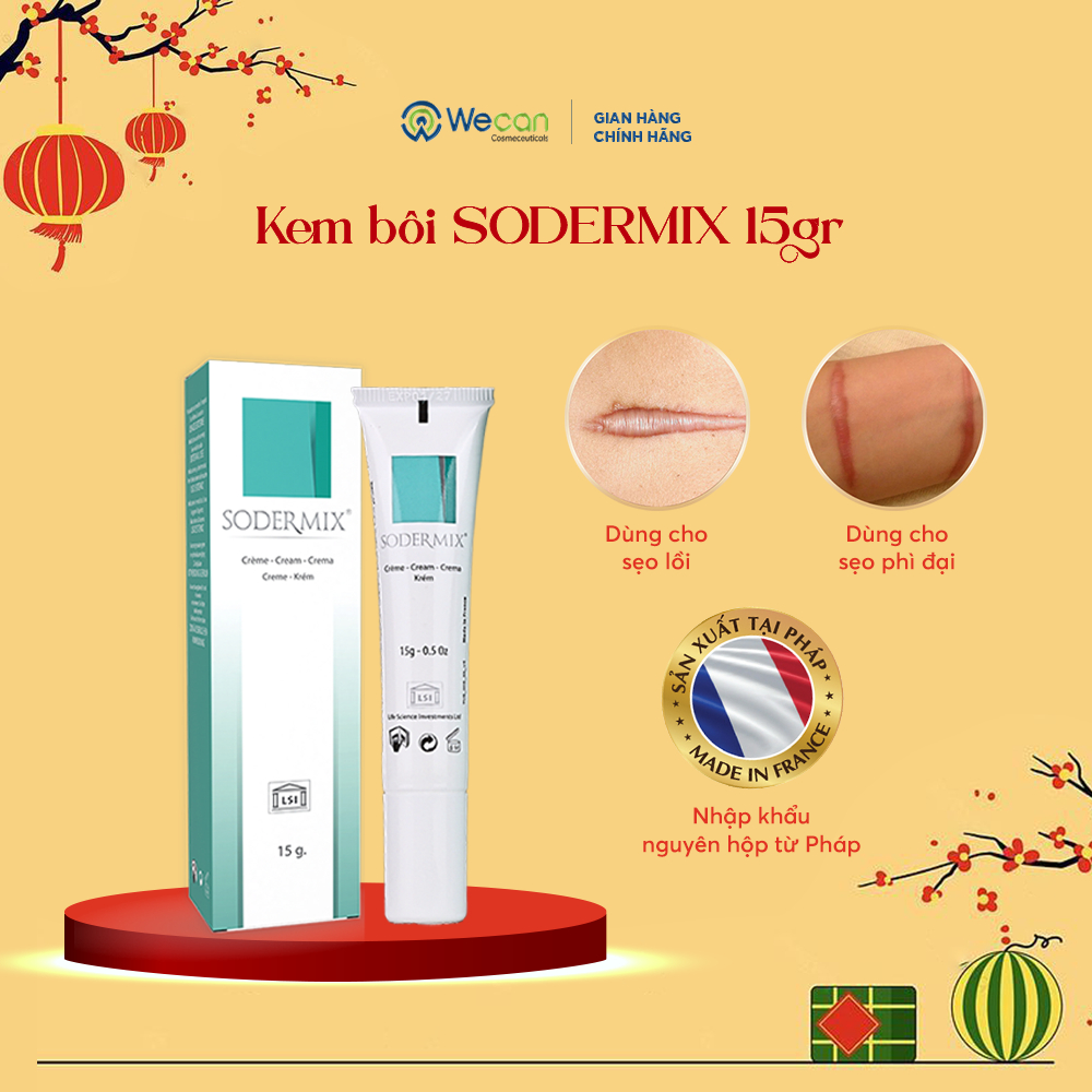 Keloid and Hypertrophic Scar Cream - SODERMIX - Supports the Reduction ...