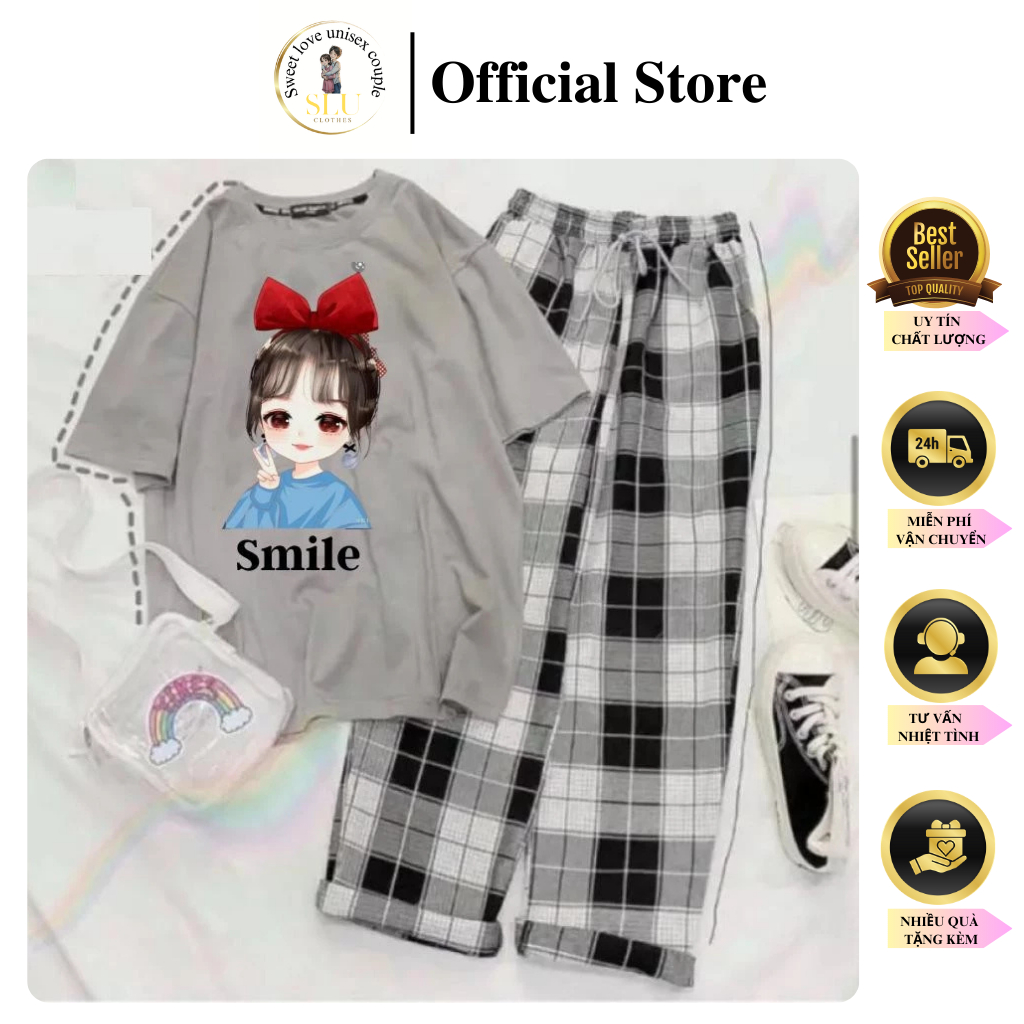 Women's Set SS10, Beautiful Women's Outing Set with Printed and Cute ...