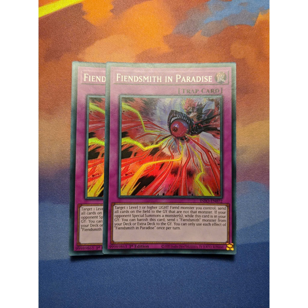Fiendsmith in Paradise card - INFO-EN072 - Super Rare 1st Edition ...