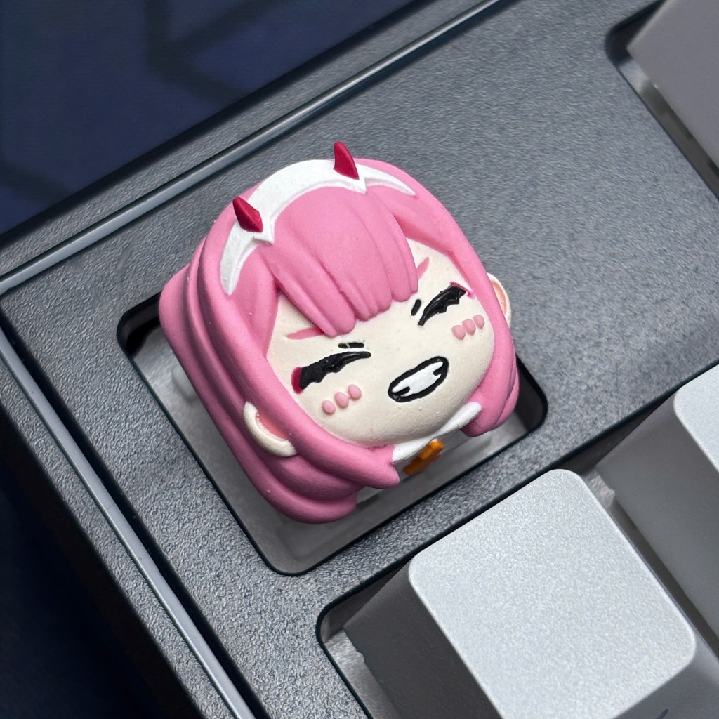 Keycap Artisan - keycap Lobo Artisan Darling In the Franxx - Zero Two ...