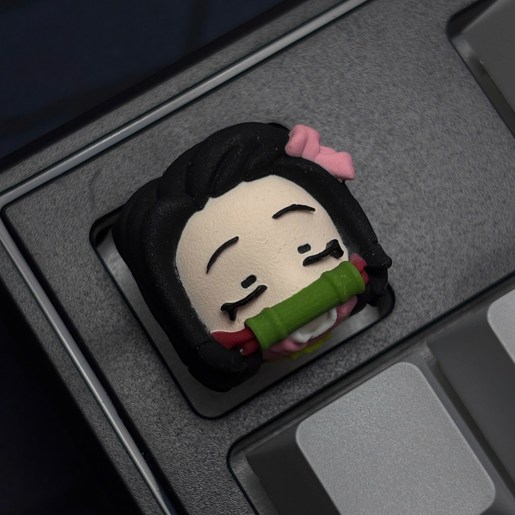 Keycap artisan - keycap Kamado Nezuko-keycap Lobo decorative mechanical ...
