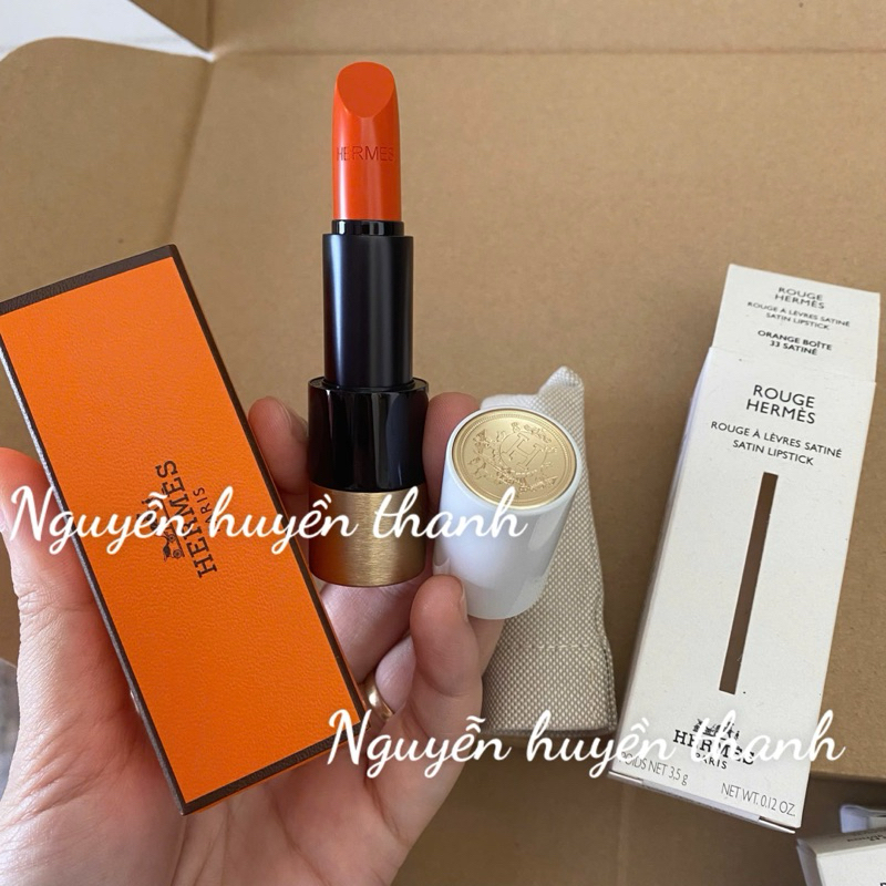Hermes LIPSTICK 33 SATIN FULLBOX FULLSIZE | Shopee Malaysia