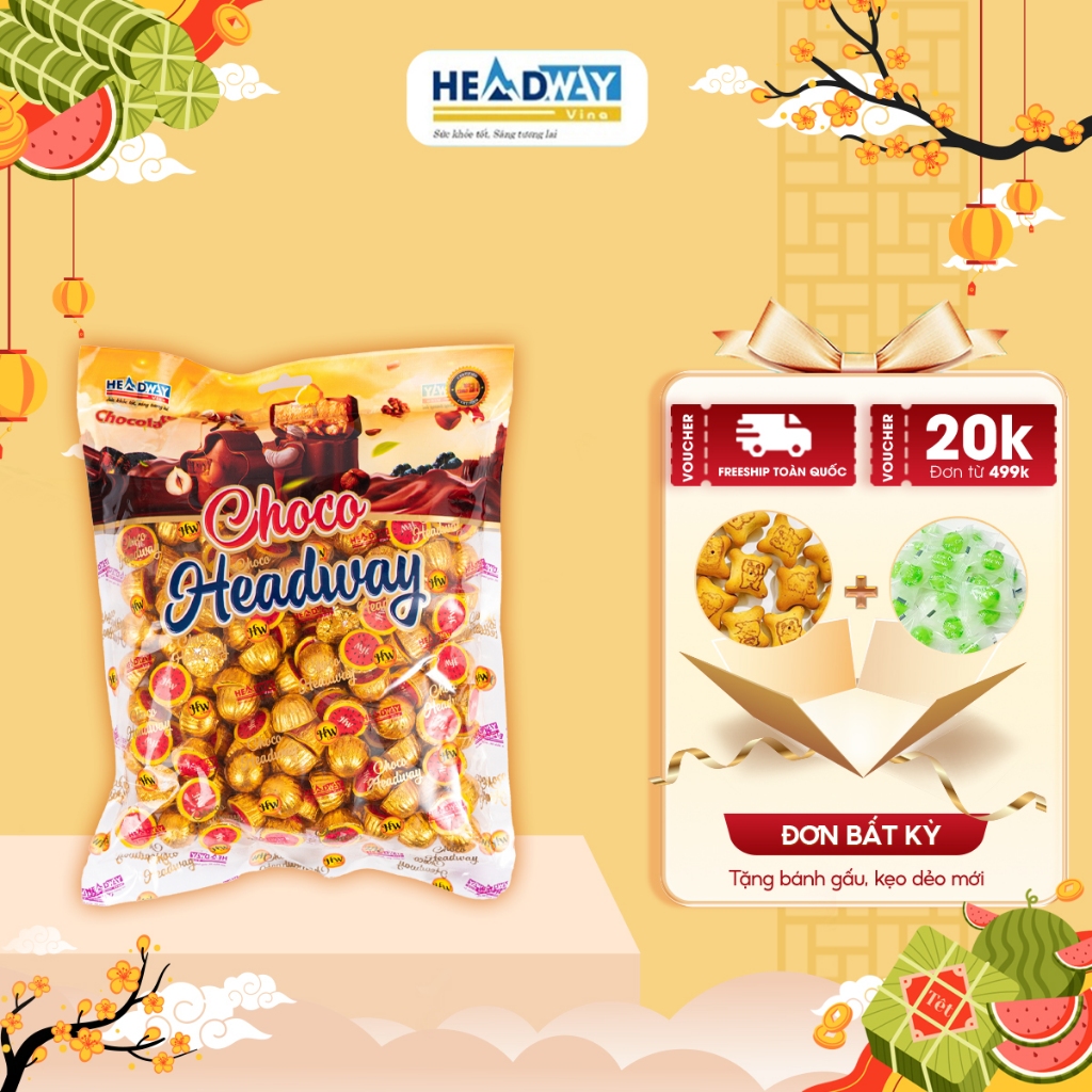 Headway Vina Yellow Melon Chocolate Candy, Large Pack, Eye-catching ...