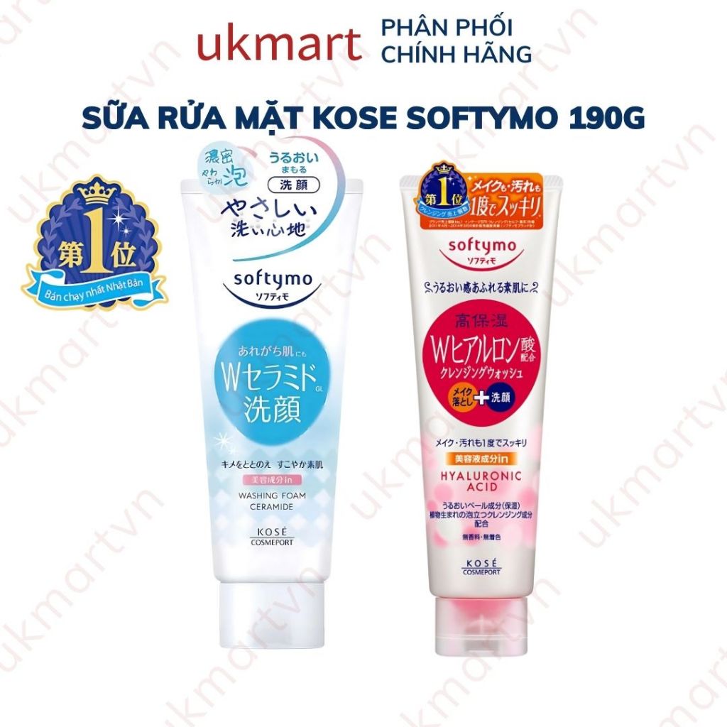Kose Softymo Japanese facial cleanser 190g | Shopee Malaysia